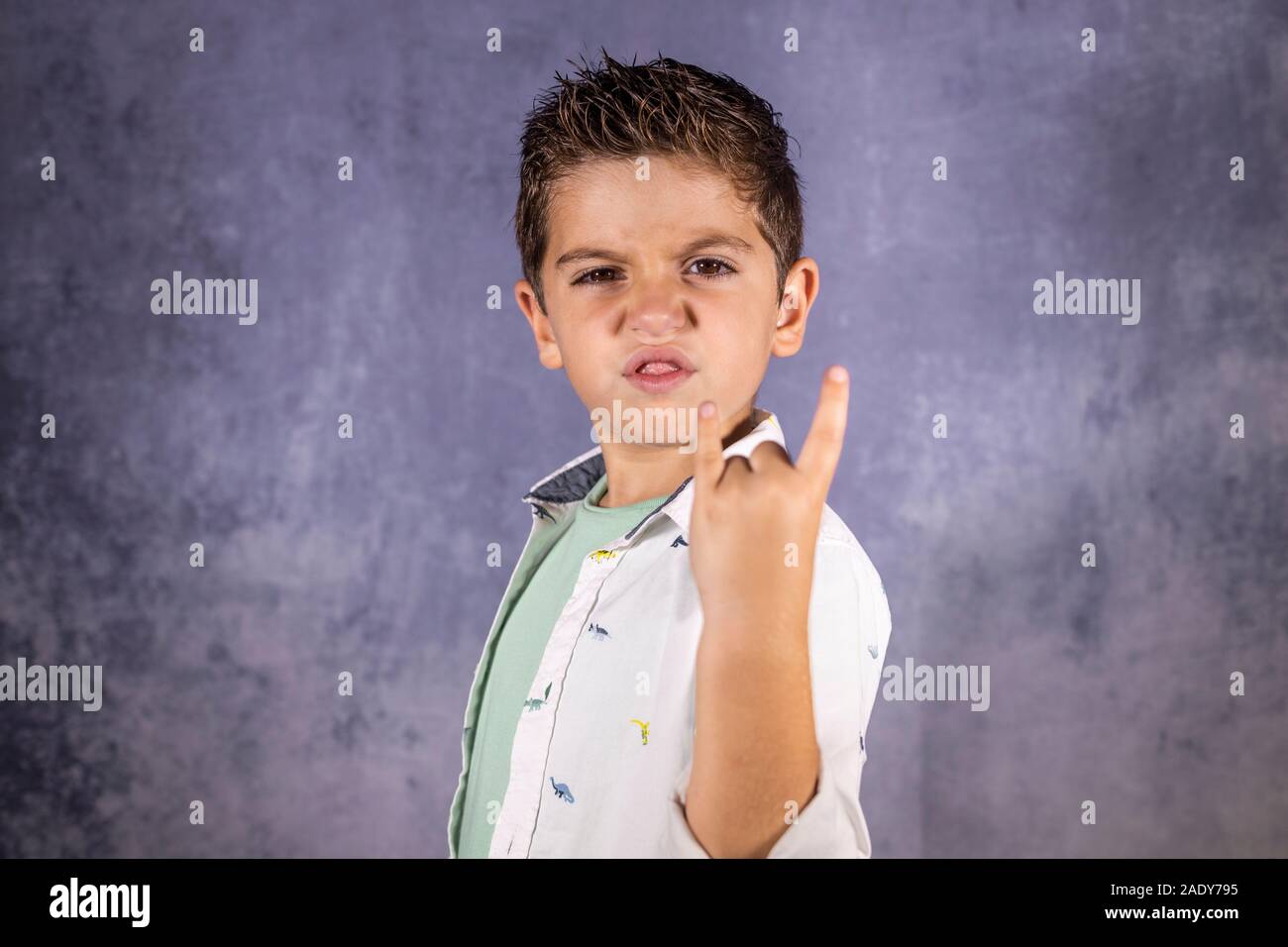 Sign language devil horns hi-res stock photography and images - Alamy