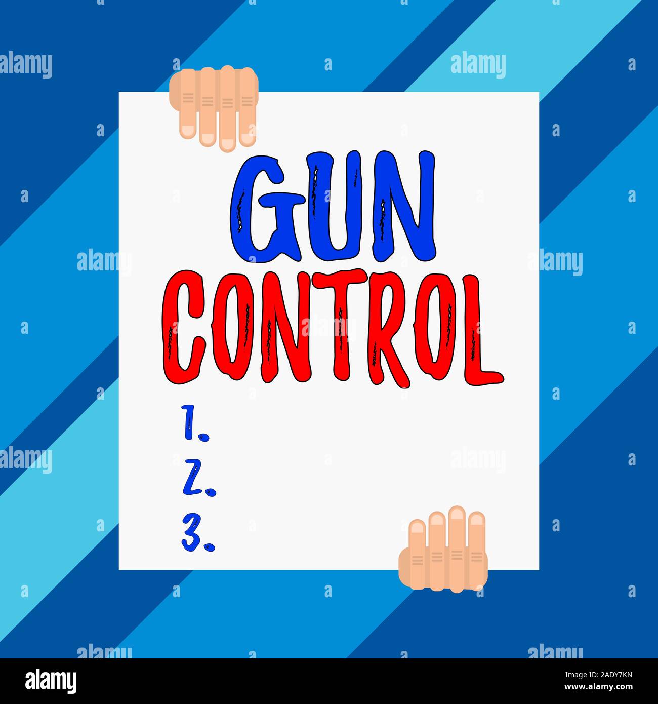 Conceptual hand writing showing Gun Control. Concept meaning legal ...