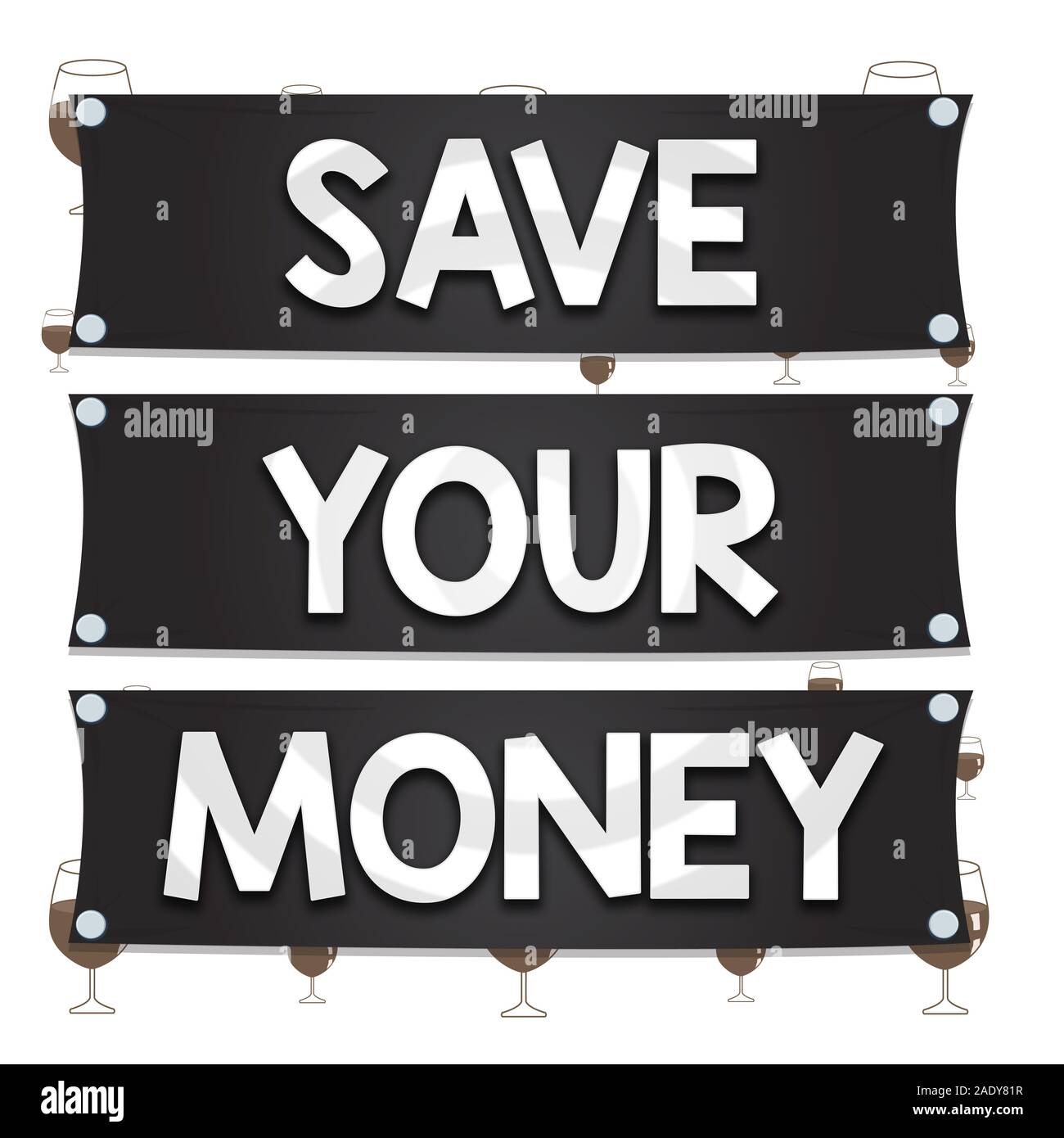 Text sign showing Save Your Money. Business photo text keep your ...