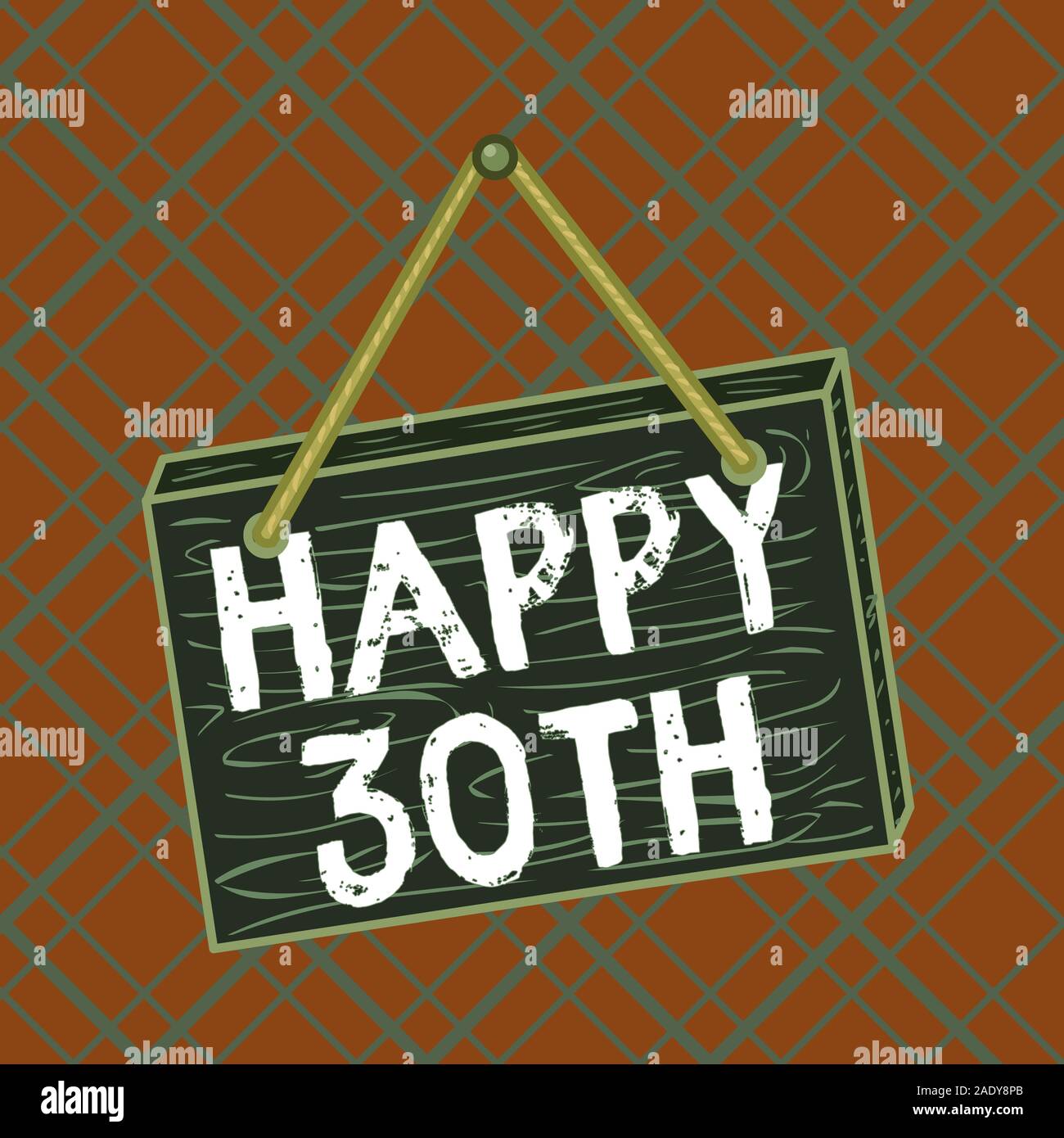 Writing note showing Happy 30Th. Business concept for a joyful occasion ...