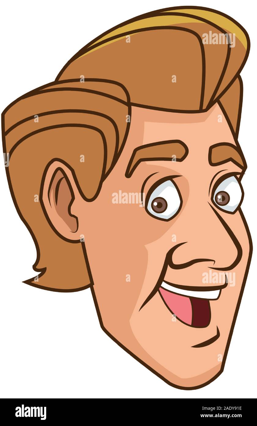 man face with blond face icon Stock Vector Image & Art - Alamy