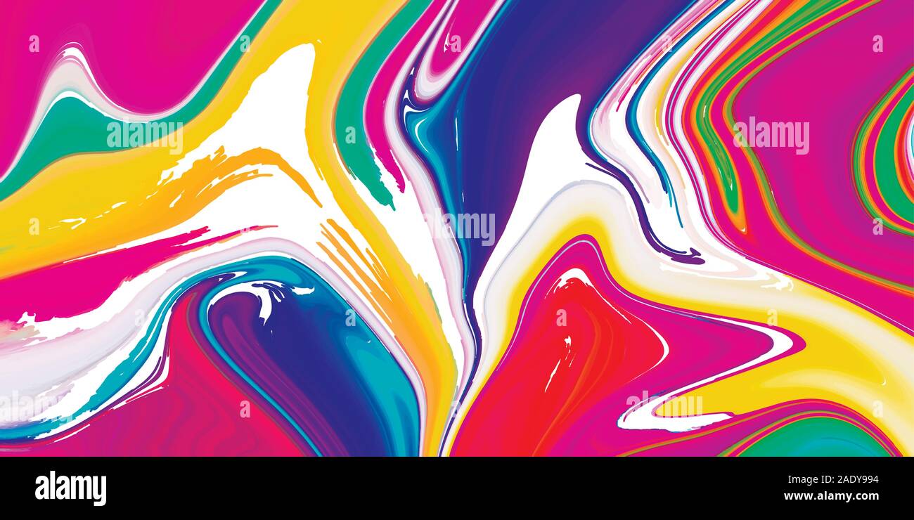 Abstract illustration fluid art design background Vector Stock Vector ...