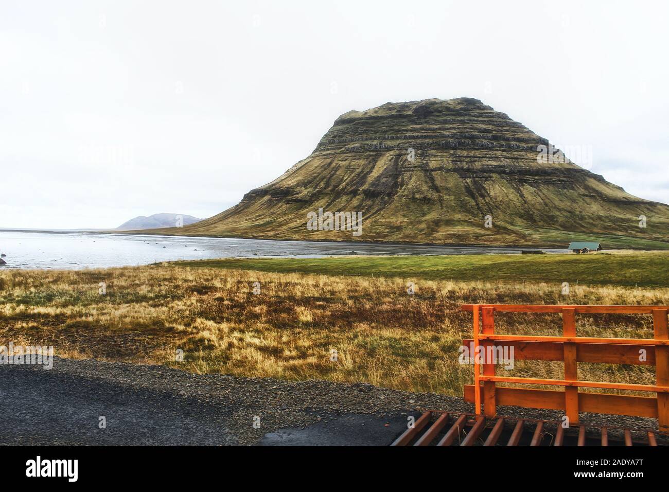 beautiful volcanic mountain in Iceland Stock Photo - Alamy