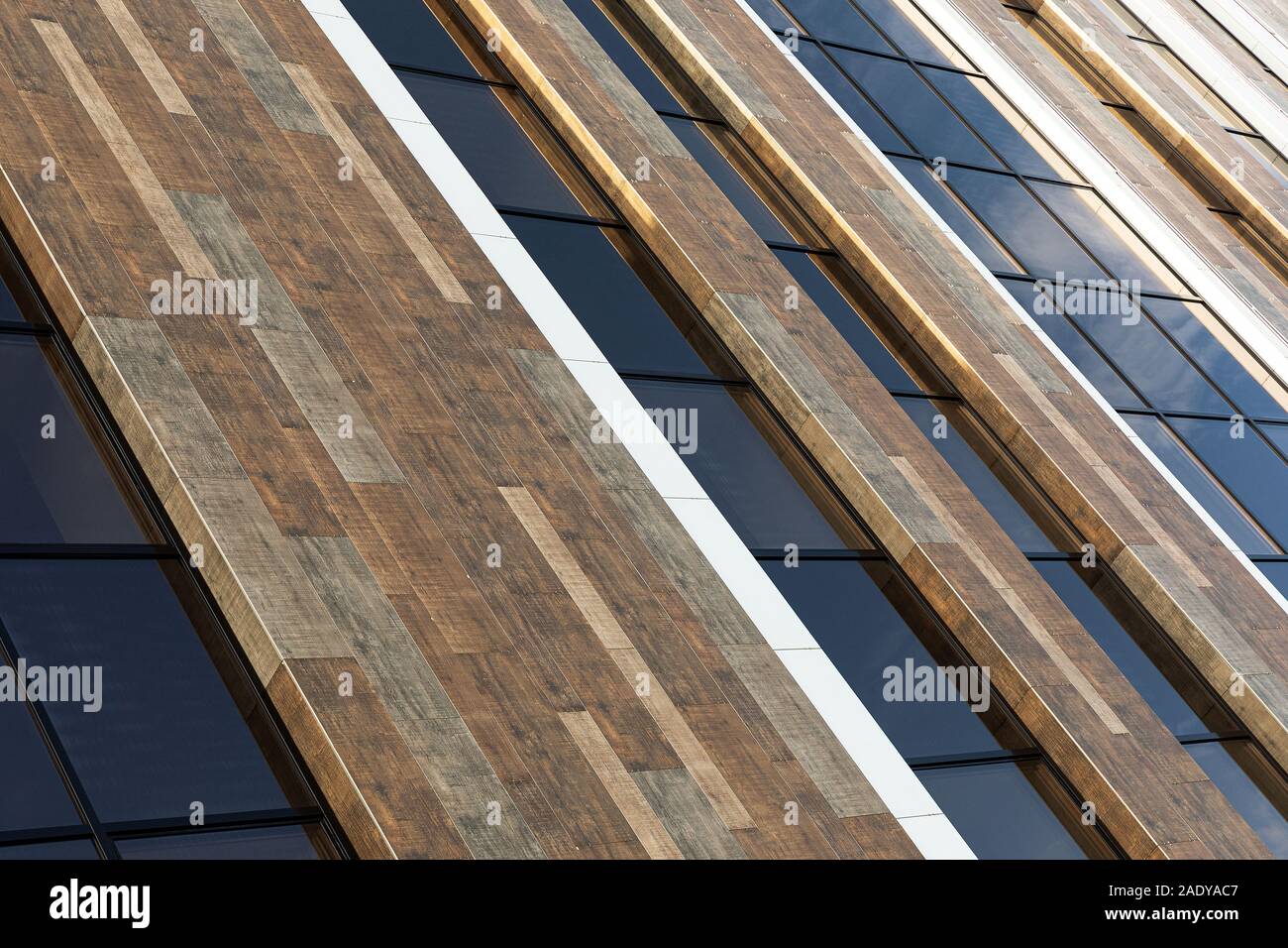 wall and big windows of tall building Stock Photo - Alamy