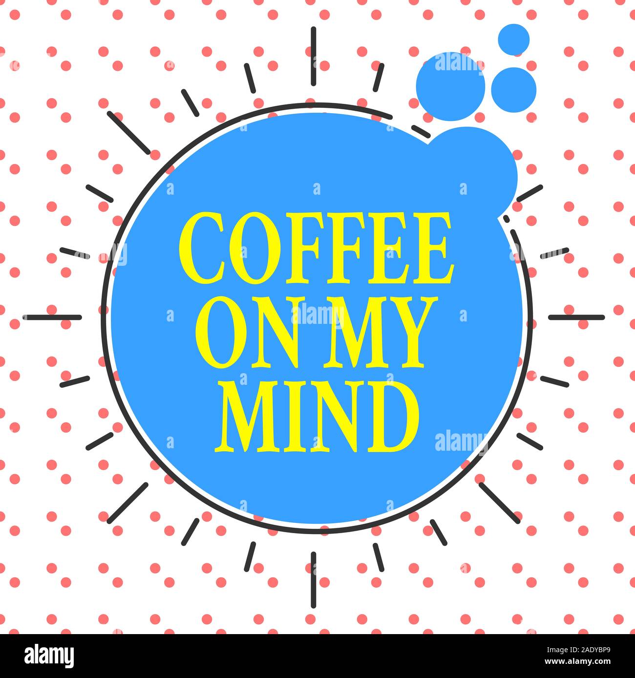 Word writing text Coffee On My Mind. Business photo showcasing ...