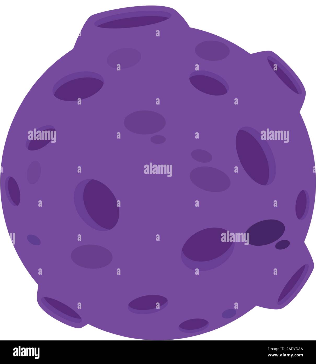 space moon icon, flat design Stock Vector Image & Art - Alamy