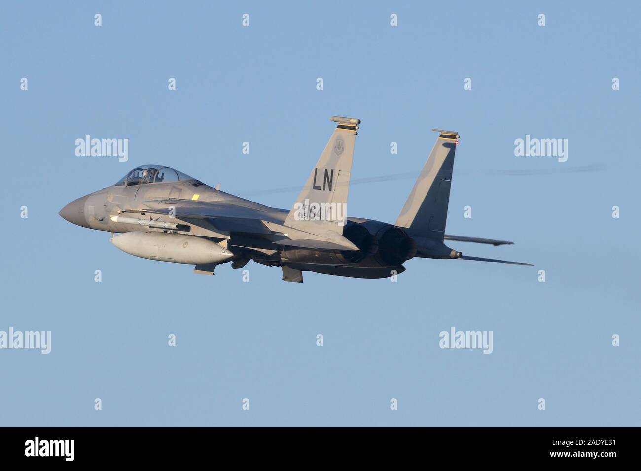 F-15C from the Lakenheath based 493rd Fighter Squadron, 'The Grim ...