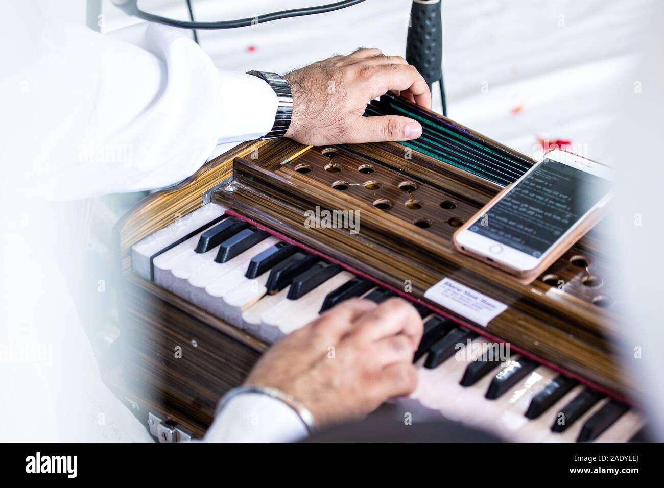 Indian sikh traditional ritual musical instruments Stock Photo - Alamy