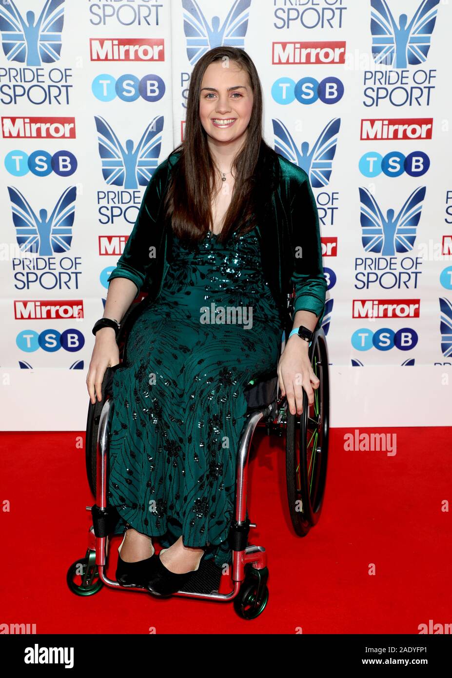 Tully Kearney attending the Pride of Sport Awards 2019 held in London ...