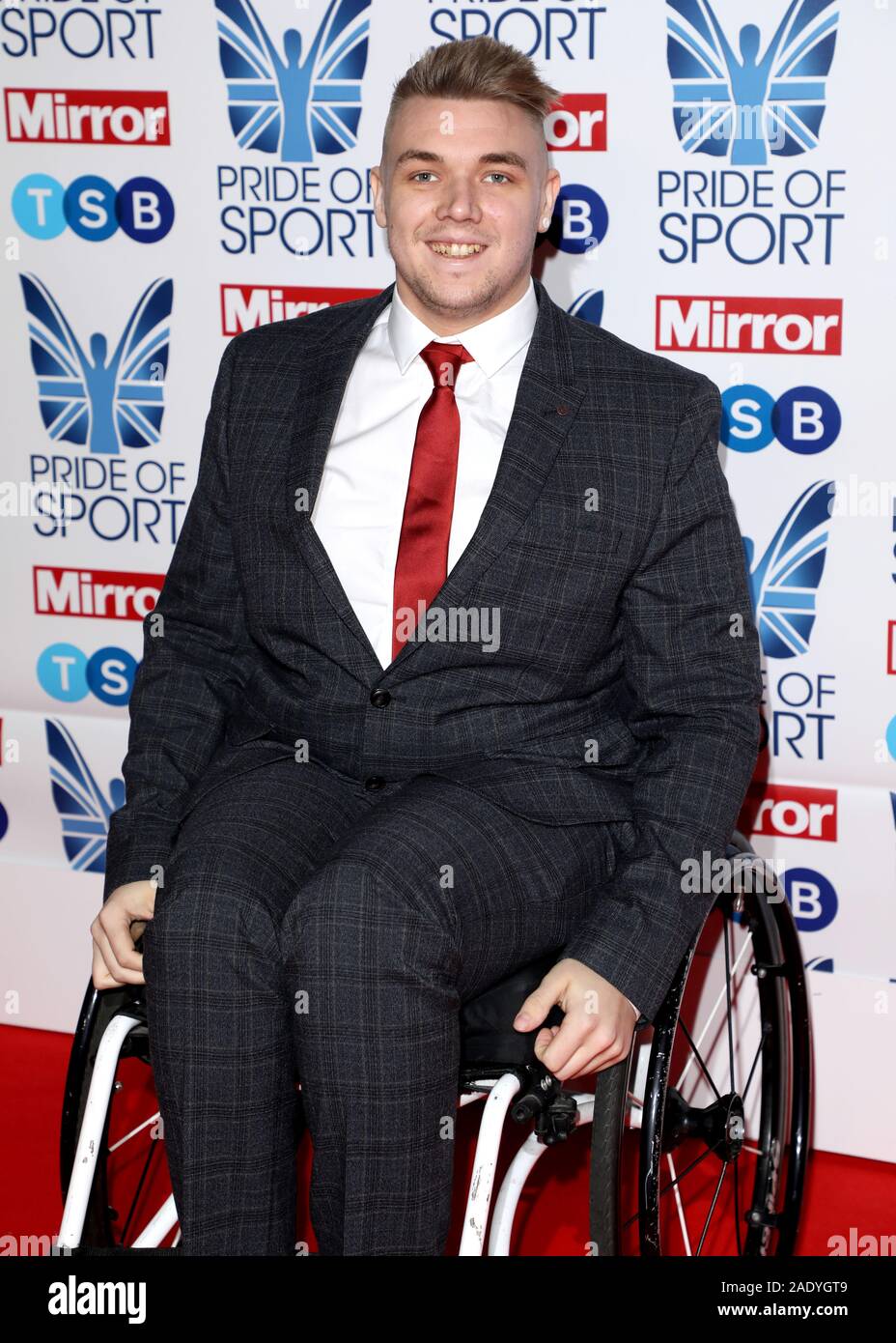 Jack Hunter-Spivey attending the Pride of Sport Awards 2019 held in ...