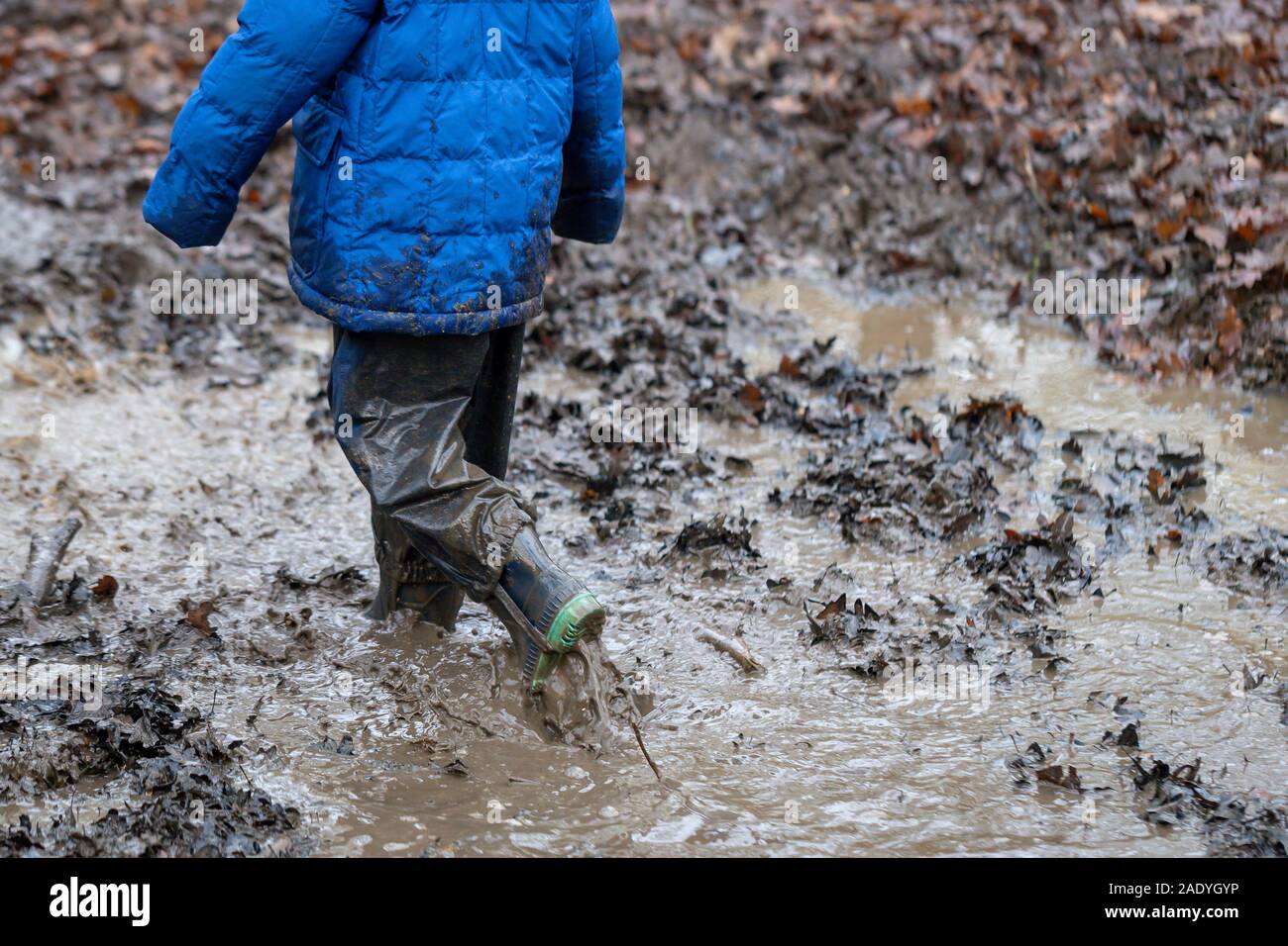Mud splatter and child hi-res stock photography and images - Alamy