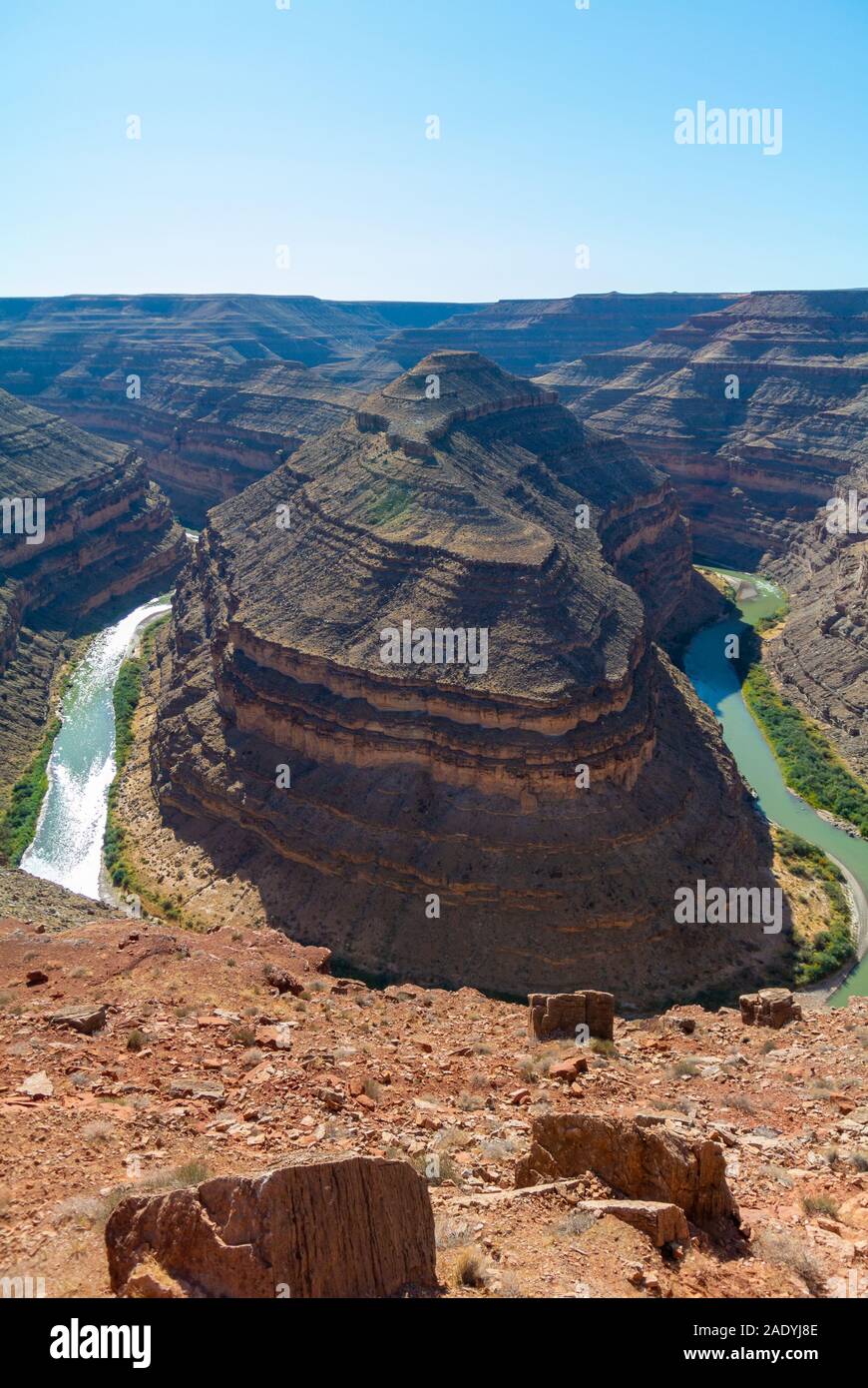 Utah, united states of America/ USA-October 7th 2019: A landscape with ...