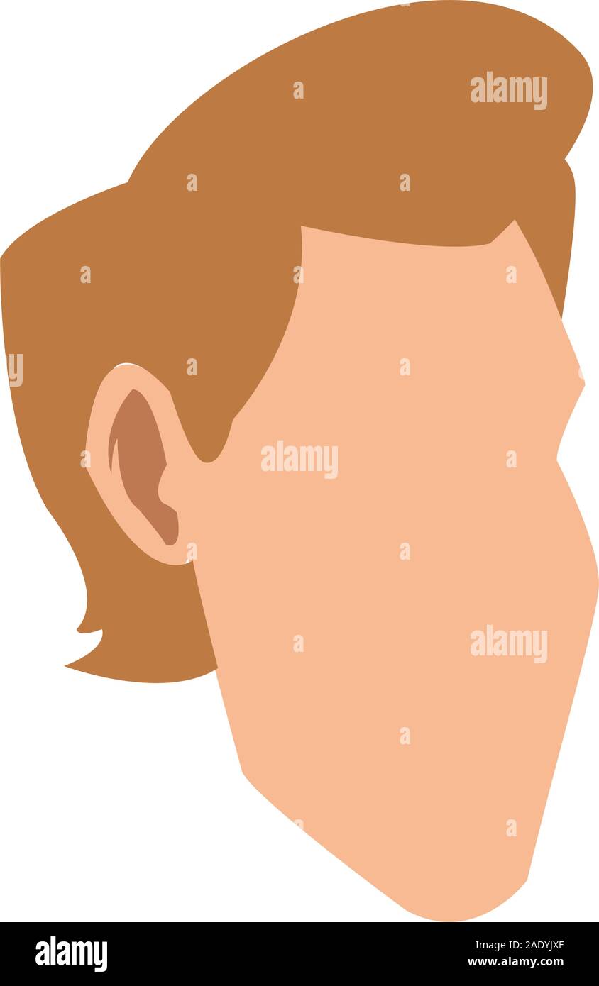 man face with blond face icon Stock Vector Image & Art - Alamy