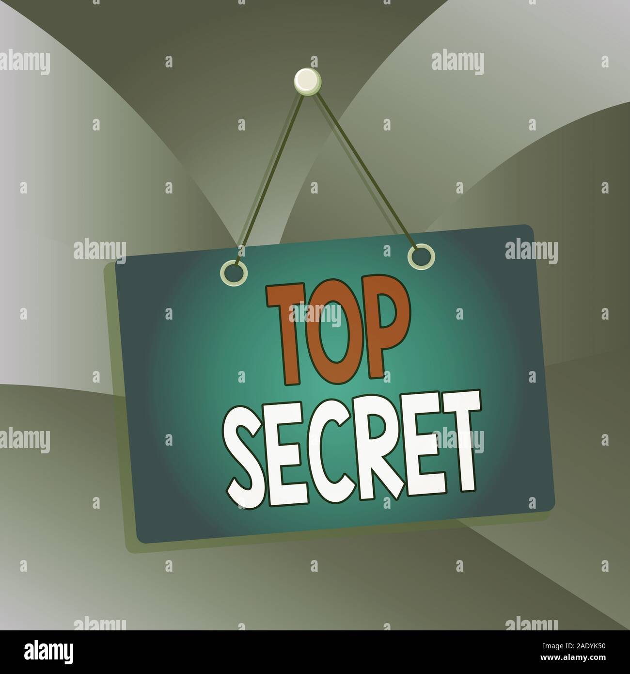 Handwriting text Top Secret. Conceptual photo protected by a high ...