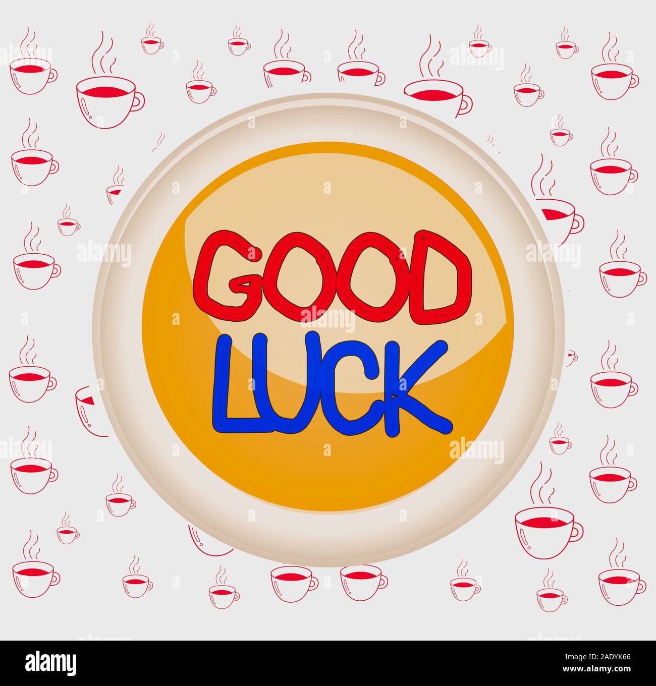 Writing note showing Good Luck. Business concept for wish positive ...