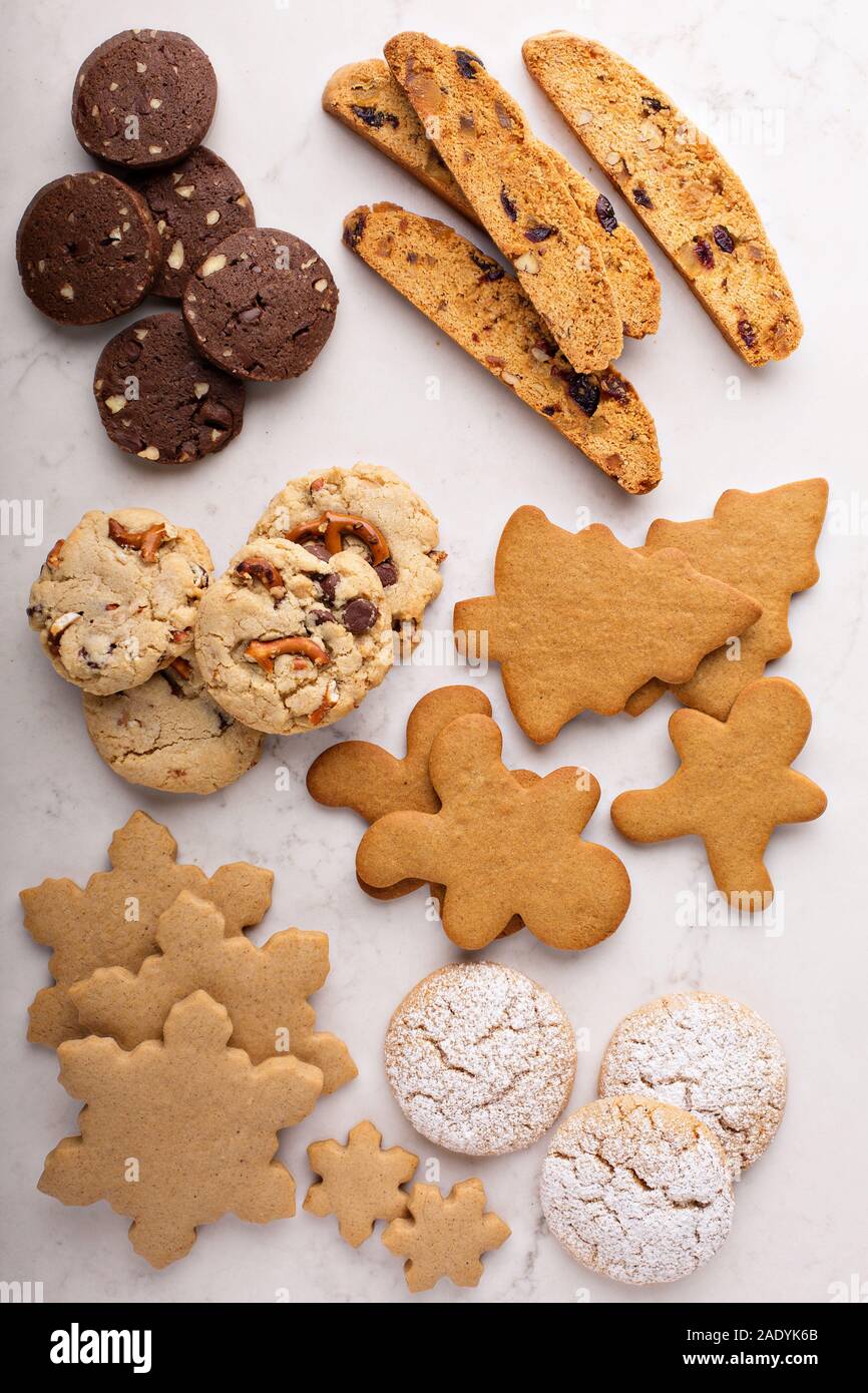 Variety of cookies hi-res stock photography and images - Alamy