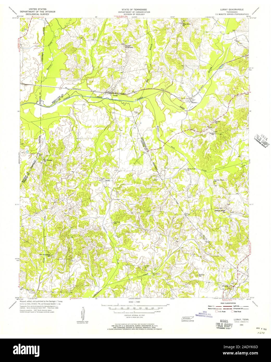 Map of luray Cut Out Stock Images & Pictures - Alamy