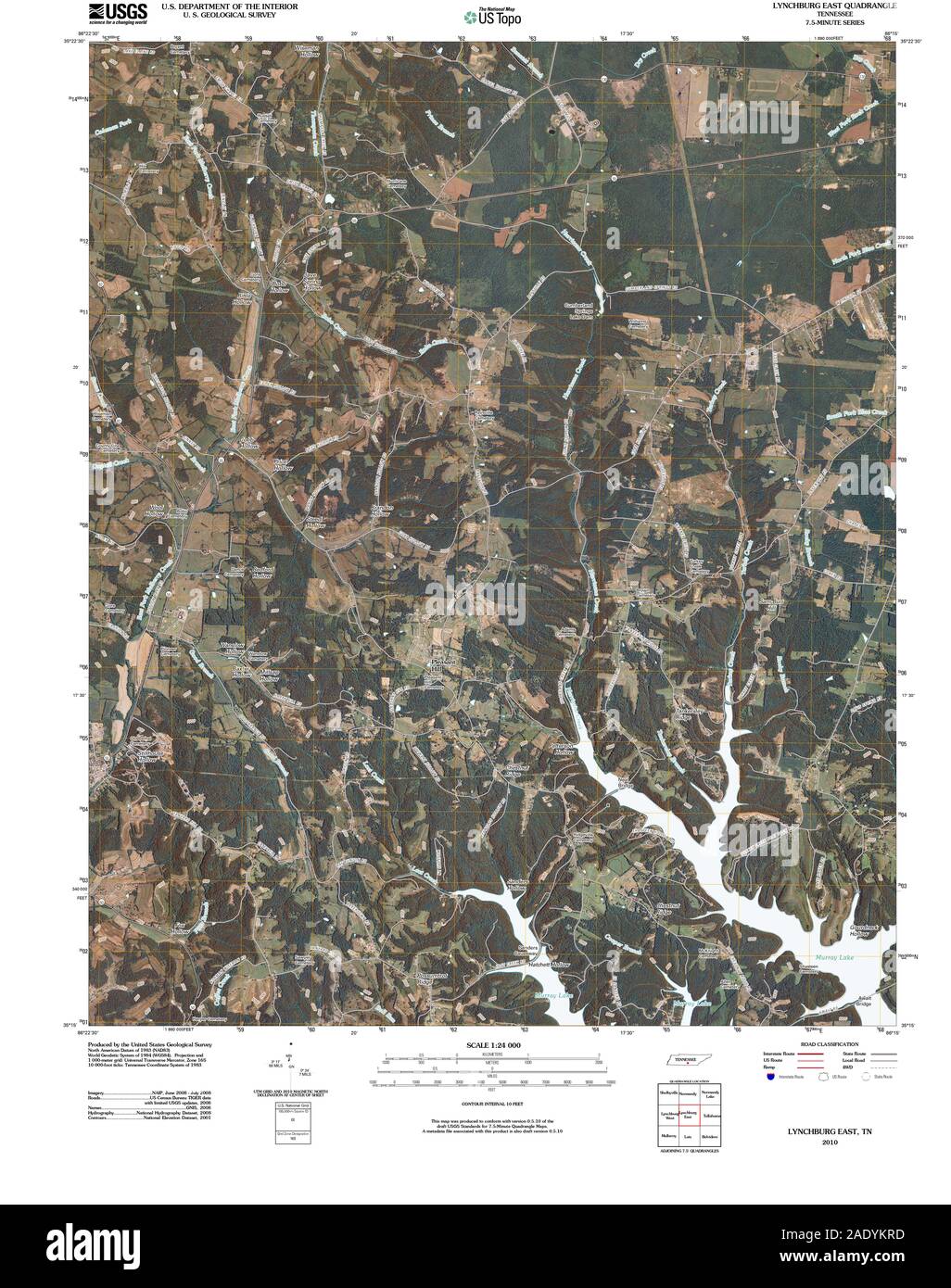 Map of lynchburg hi-res stock photography and images - Alamy