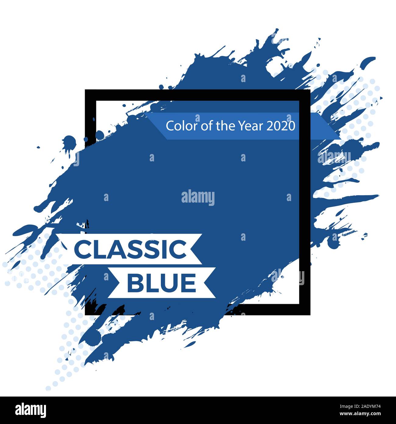 Color of the Year 2020 Label Stock Vector Image & Art - Alamy