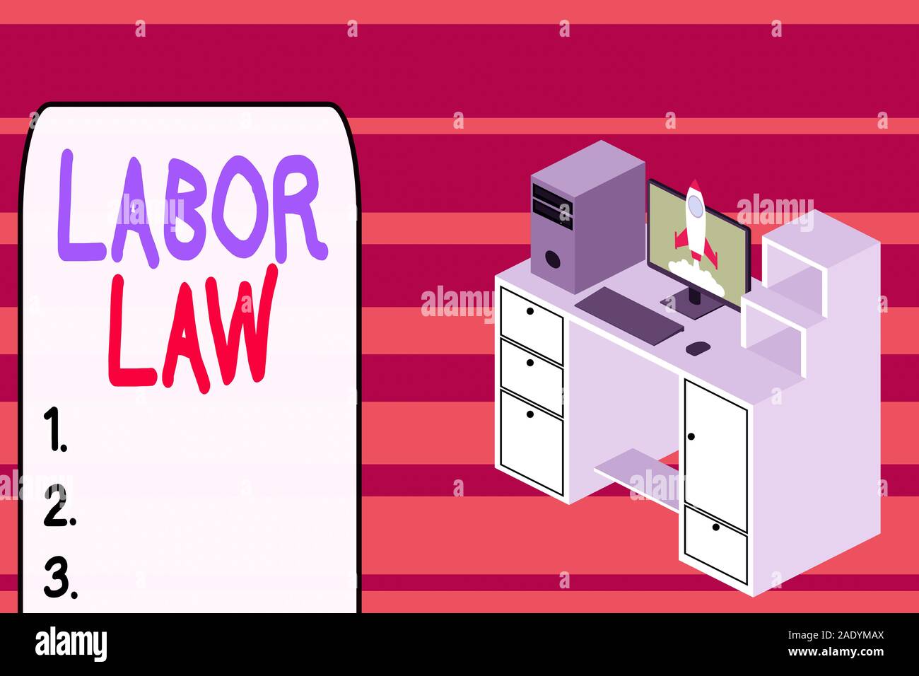 Text sign showing Labor Law. Business photo text rules relating to ...