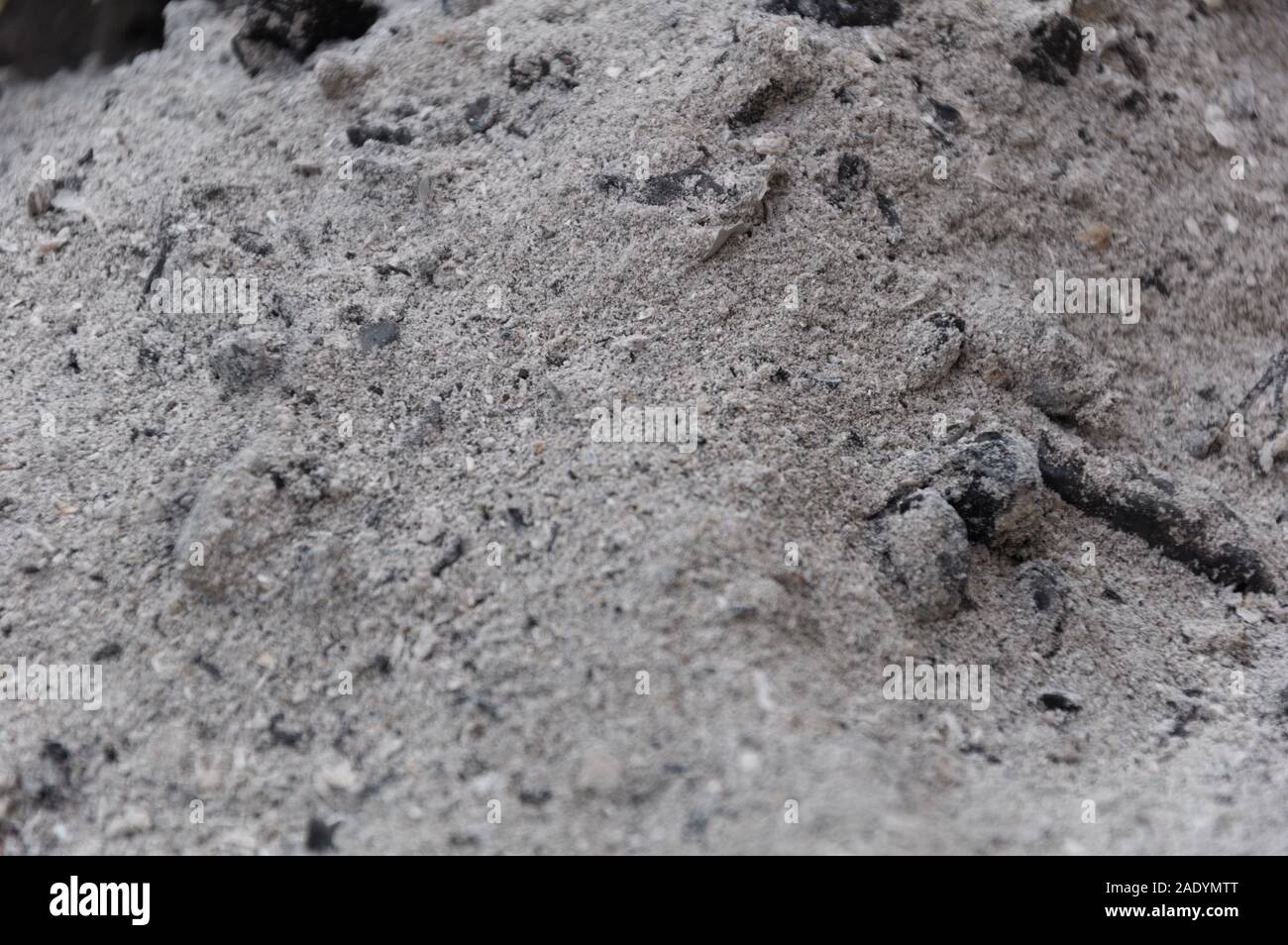 Ash in fireplace natural background texture. Place for text Stock Photo ...