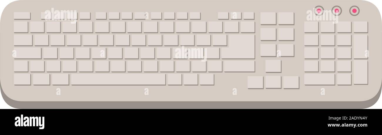 computer hardware keyboard isolated icon Stock Vector Image & Art - Alamy