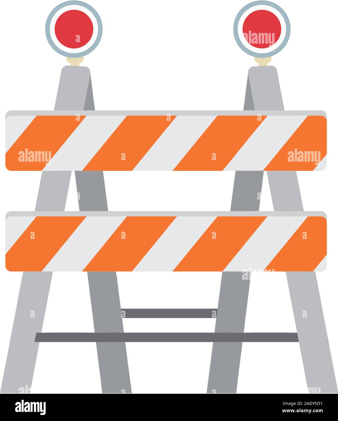 Barrier ahead Cut Out Stock Images & Pictures - Alamy