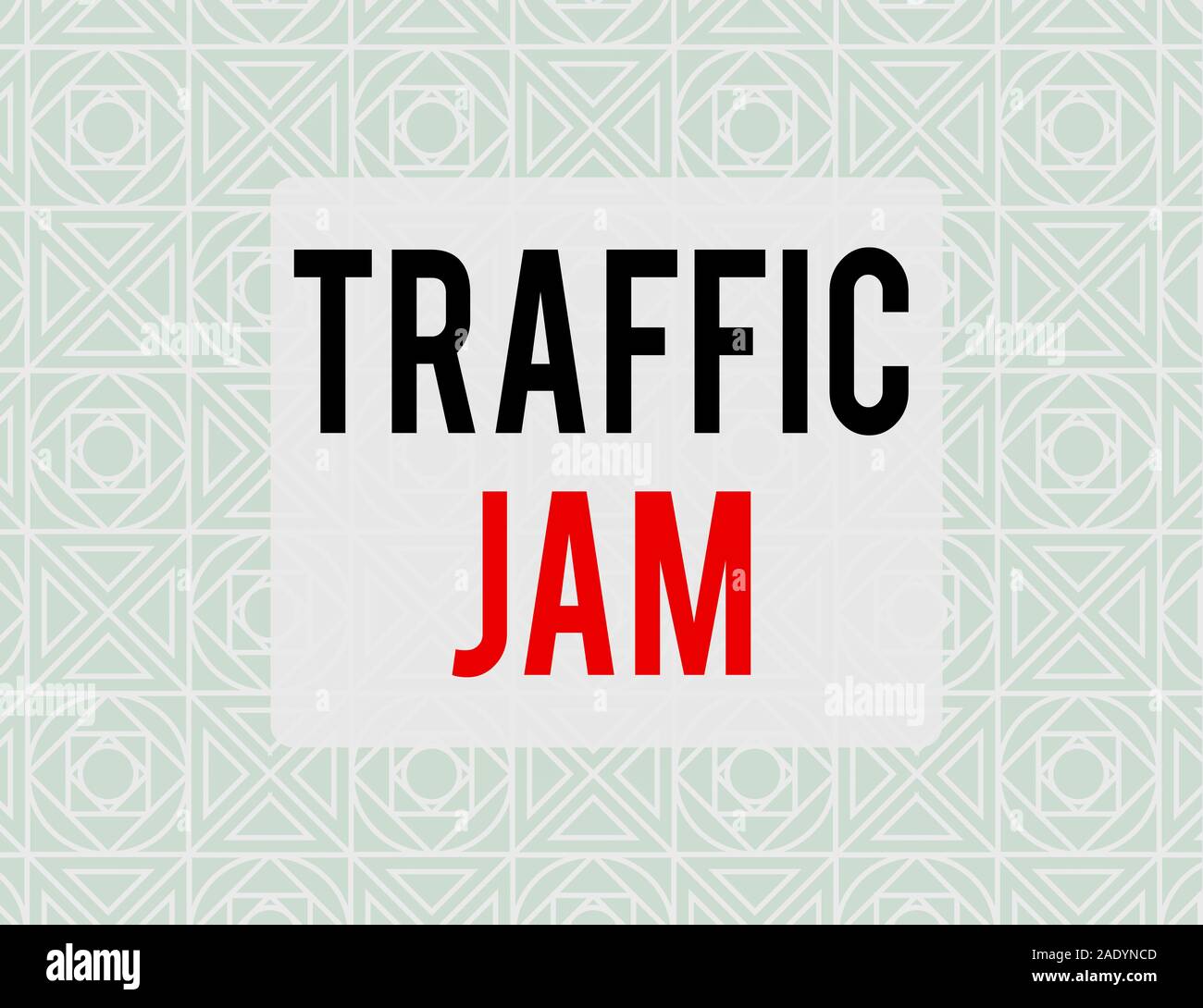 Writing note showing Traffic Jam. Business concept for a large number ...