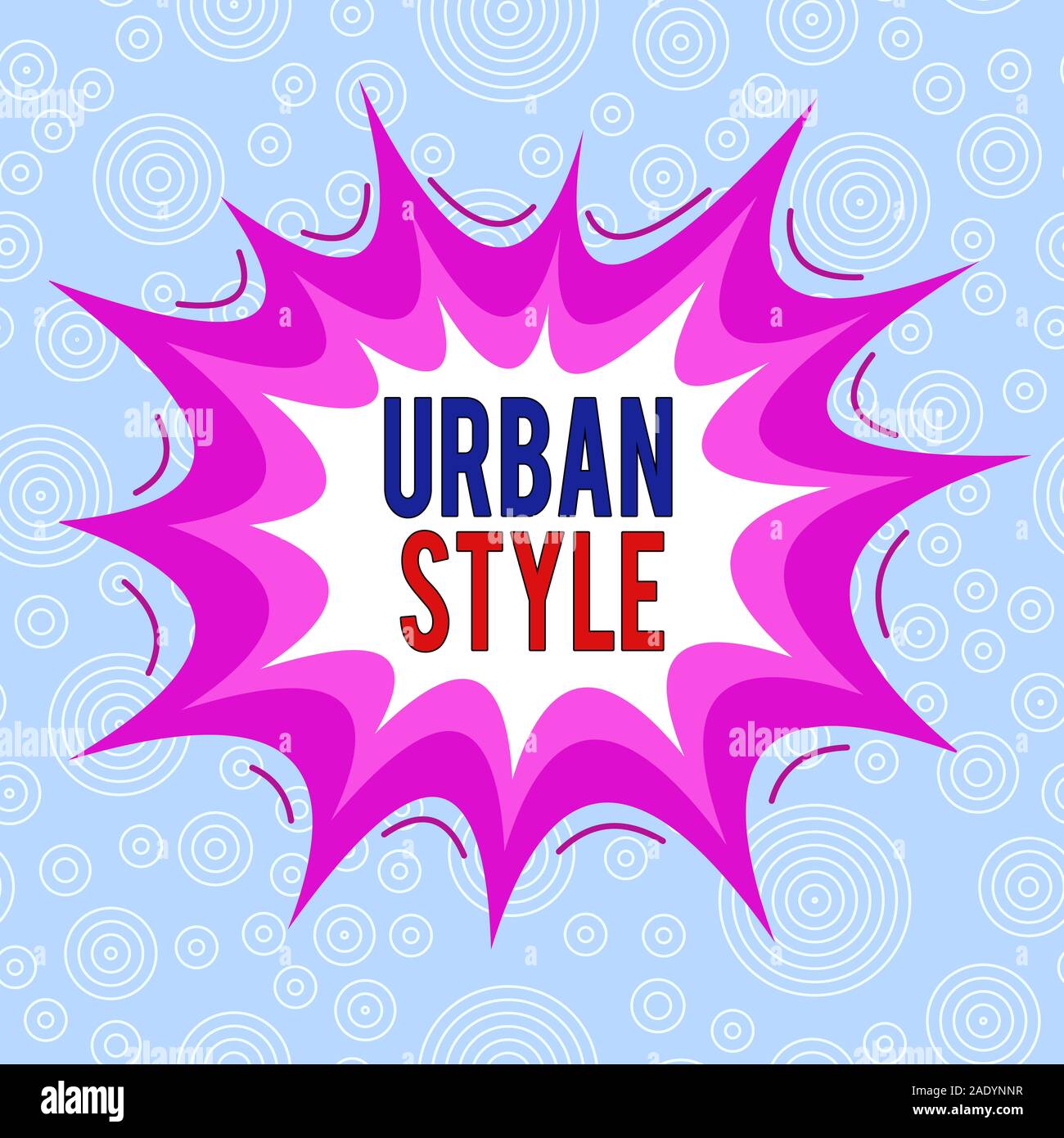 Conceptual hand writing showing Urban Style. Concept meaning fashion ...
