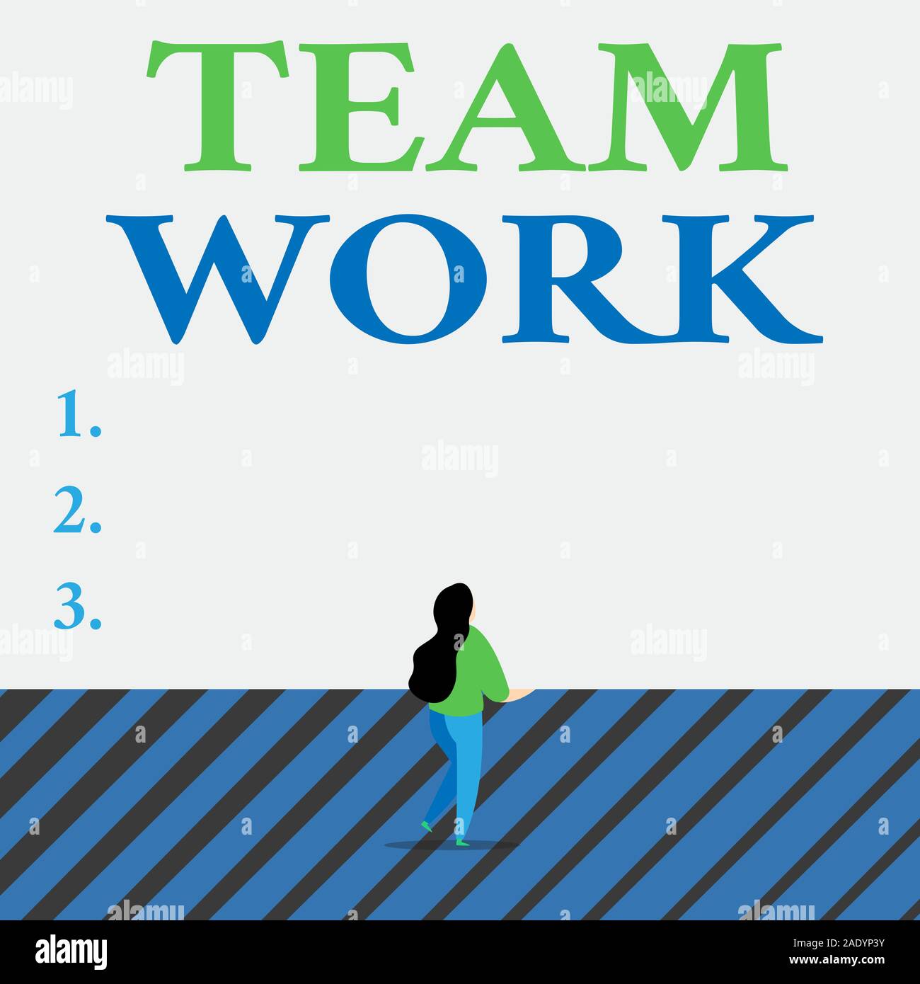Writing note showing Team Work. Business concept for Combined action of ...