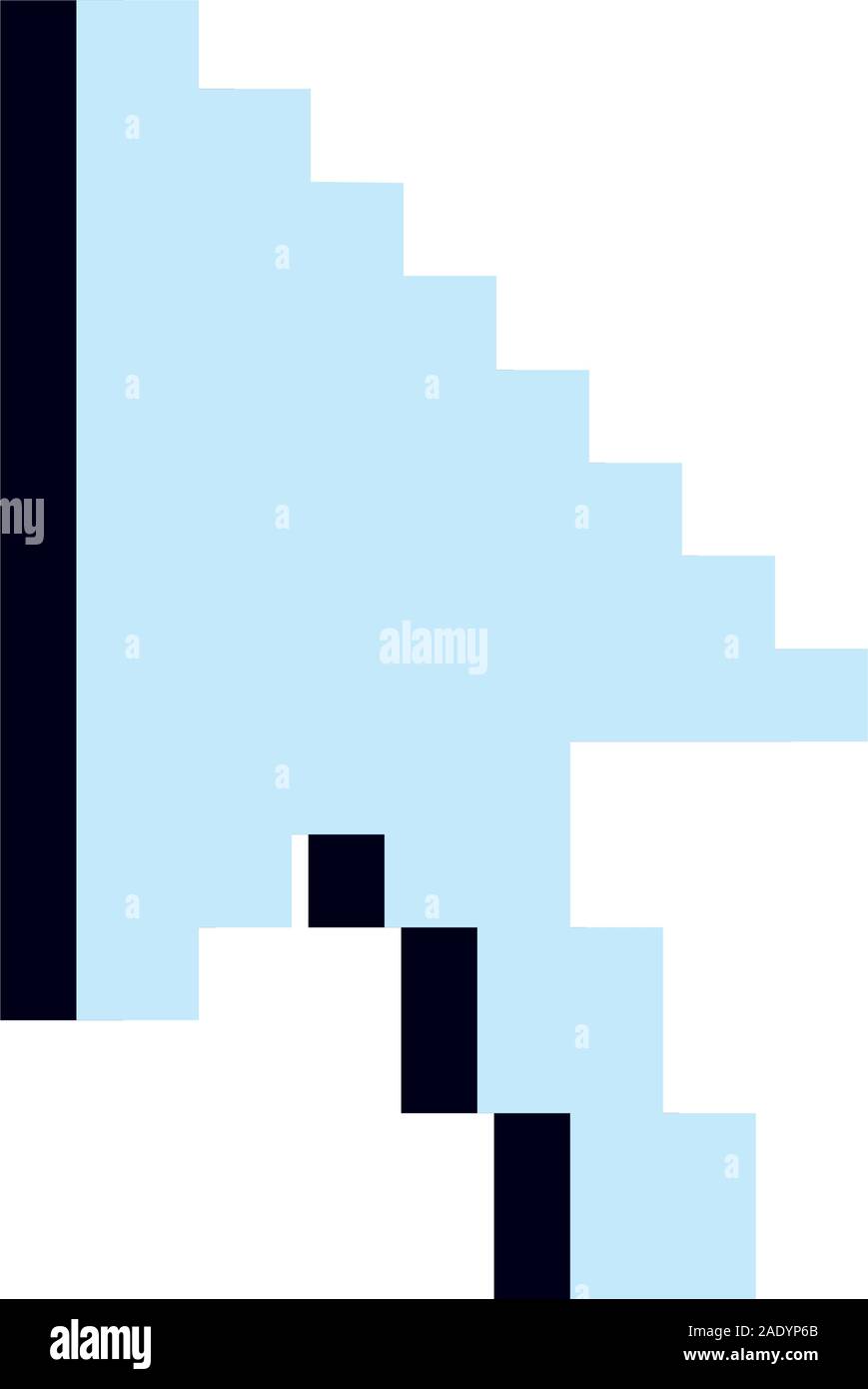 arrow mouse pointer pixelated icon Stock Vector Image & Art - Alamy