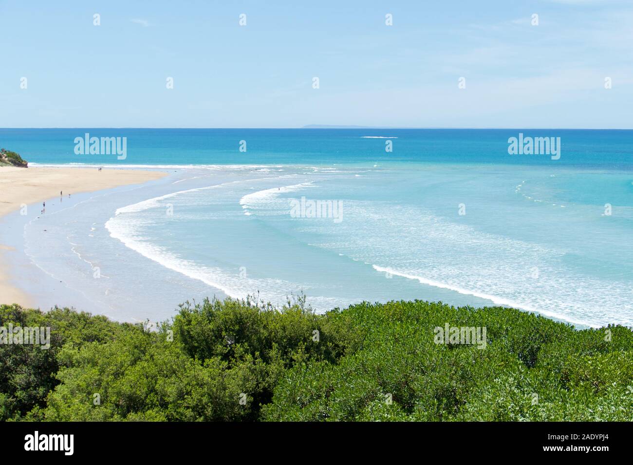 Scenic lookout in The Great Ocean Road, an iconic Australian ...