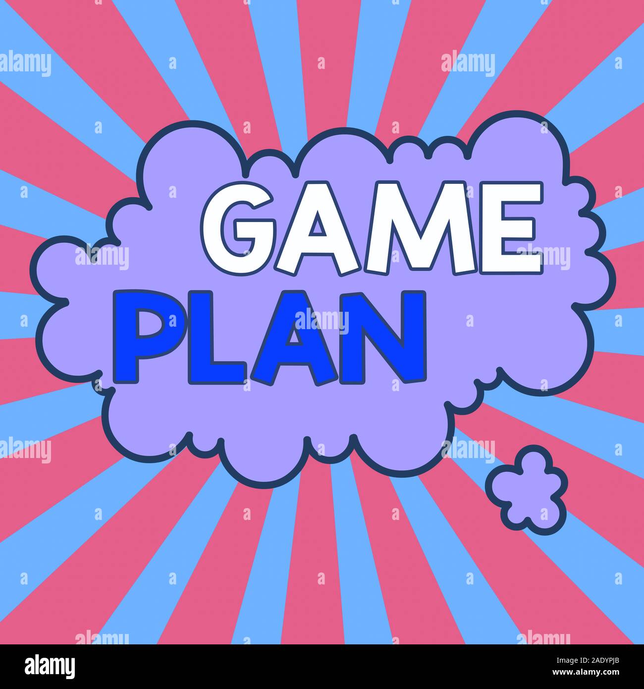 Writing note showing Game Plan. Business concept for strategy worked ...