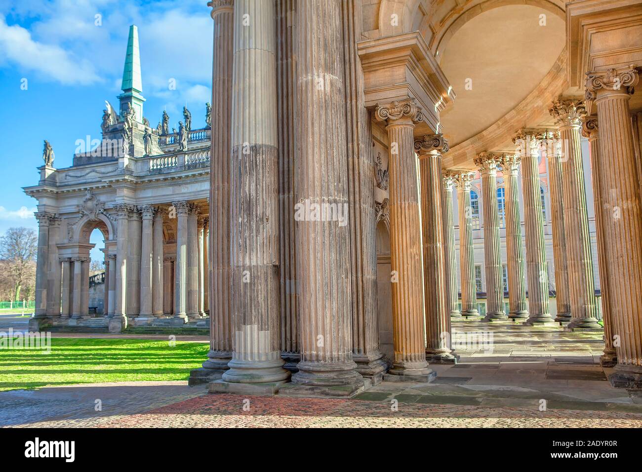 columns and castle of German Kaiser Stock Photo - Alamy