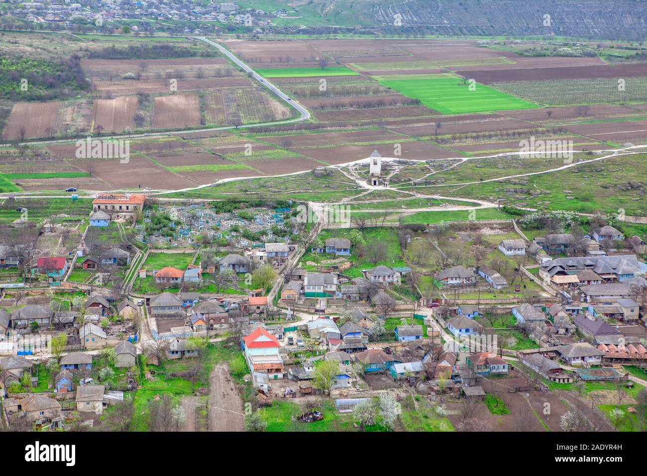 Aerial view of touristic village Butuceni from Moldova Stock Photo - Alamy