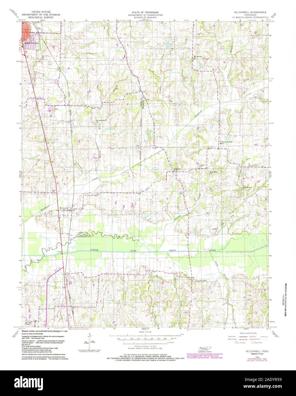 Map of connell hi-res stock photography and images - Alamy