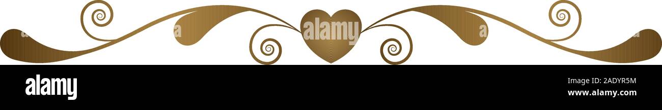 Luxury golden decoration. Beautiful borfer - Vector illustration Stock ...