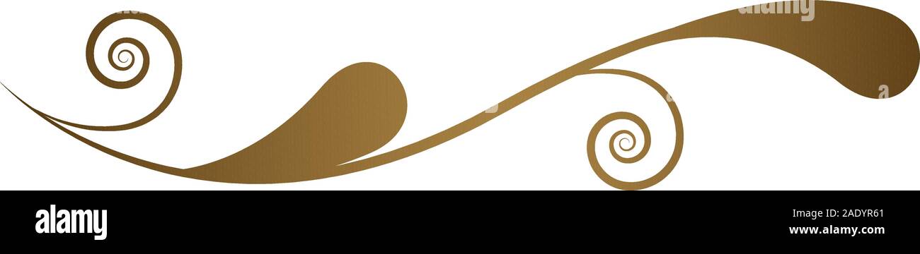 Luxury golden decoration. Beautiful borfer - Vector illustration Stock ...