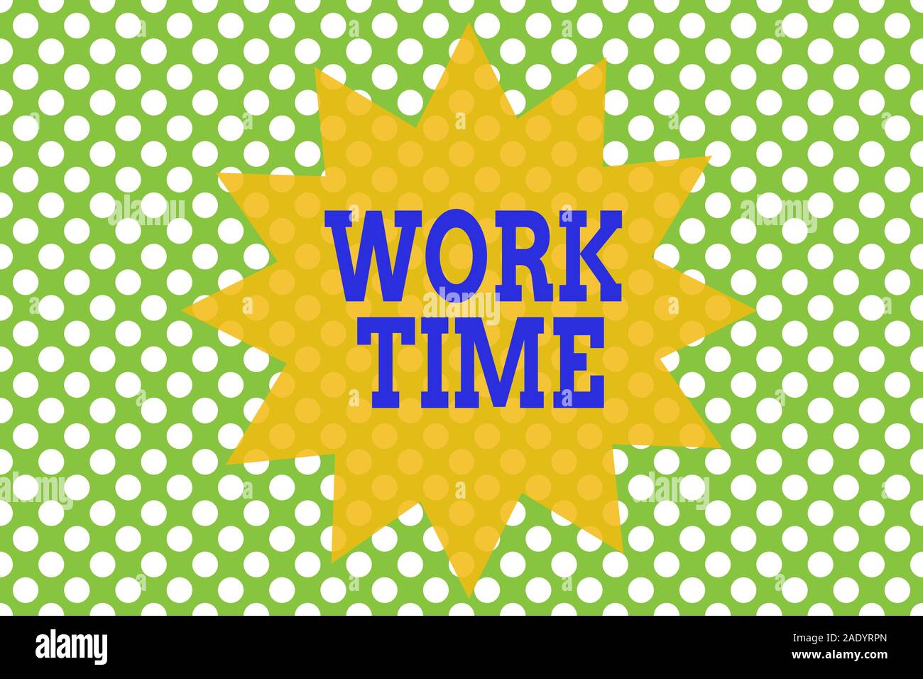 Word writing text Work Time. Business photo showcasing period starts ...