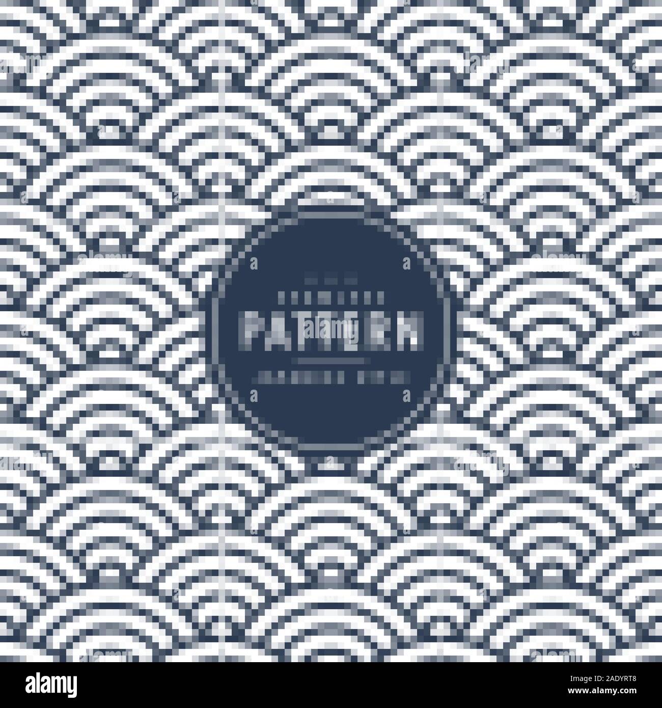 Japanese seamless wave pattern. Traditional Chinese texture. Oriental ...