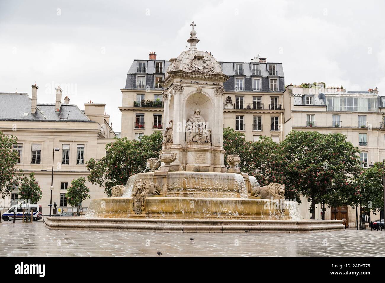 Saint sulpice church statue hi-res stock photography and images - Alamy