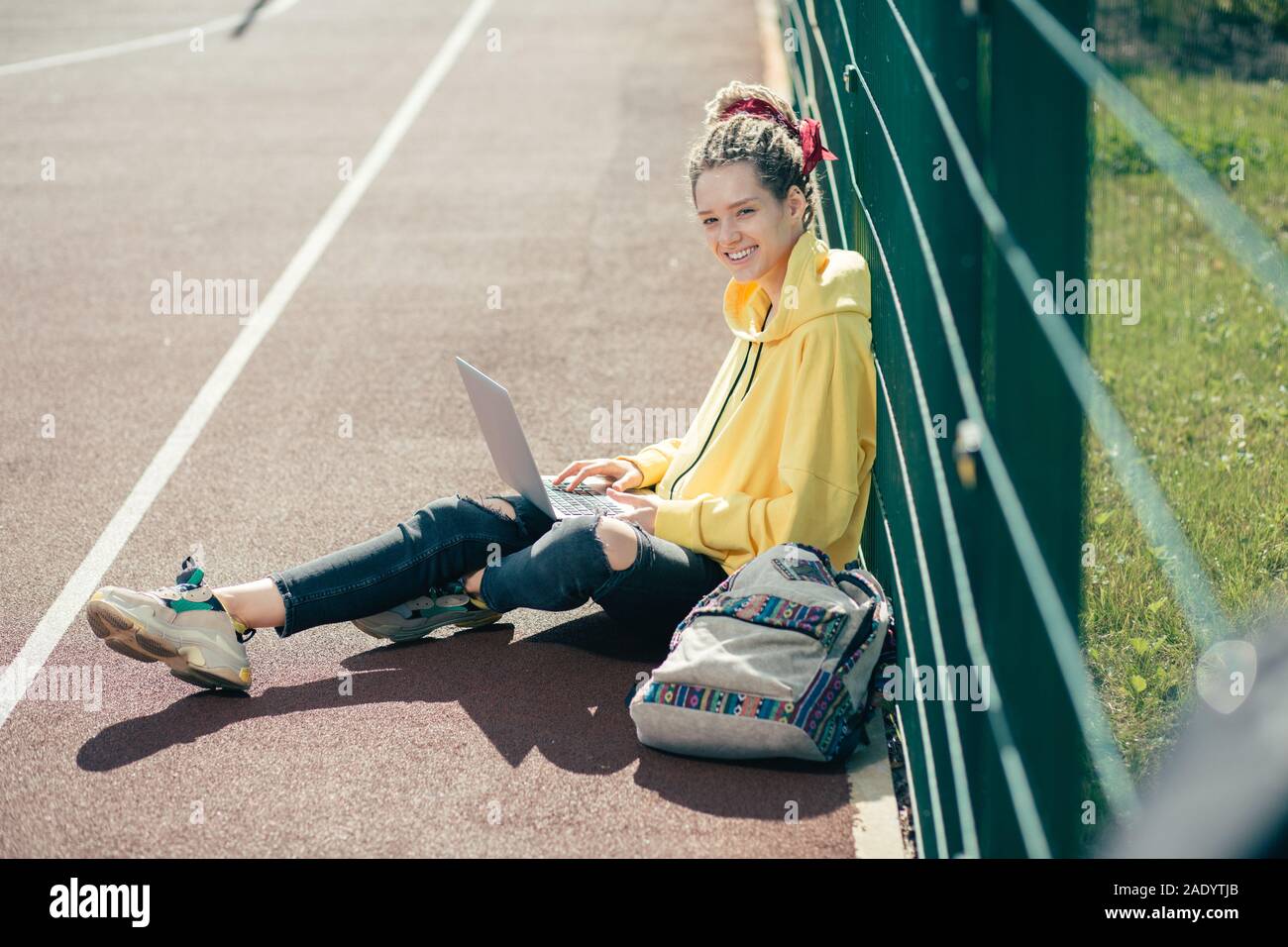 Happy student sport hi-res stock photography and images - Alamy