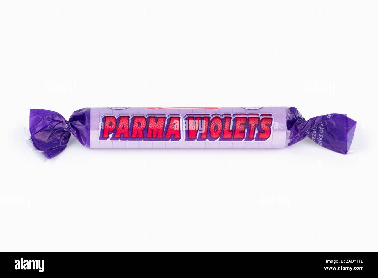 A packet of Swizzels Parma Violets shot on a white background Stock ...