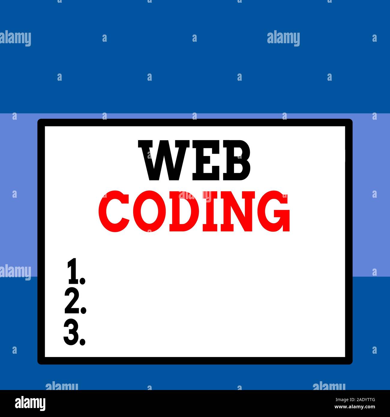 Conceptual hand writing showing Web Coding. Concept meaning work ...