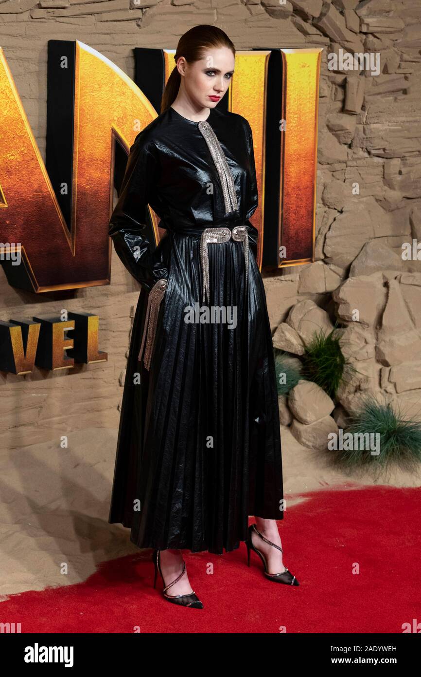 Karen Gillan attends JUMANJI: The Next Level, UK Premiere at BFI ...