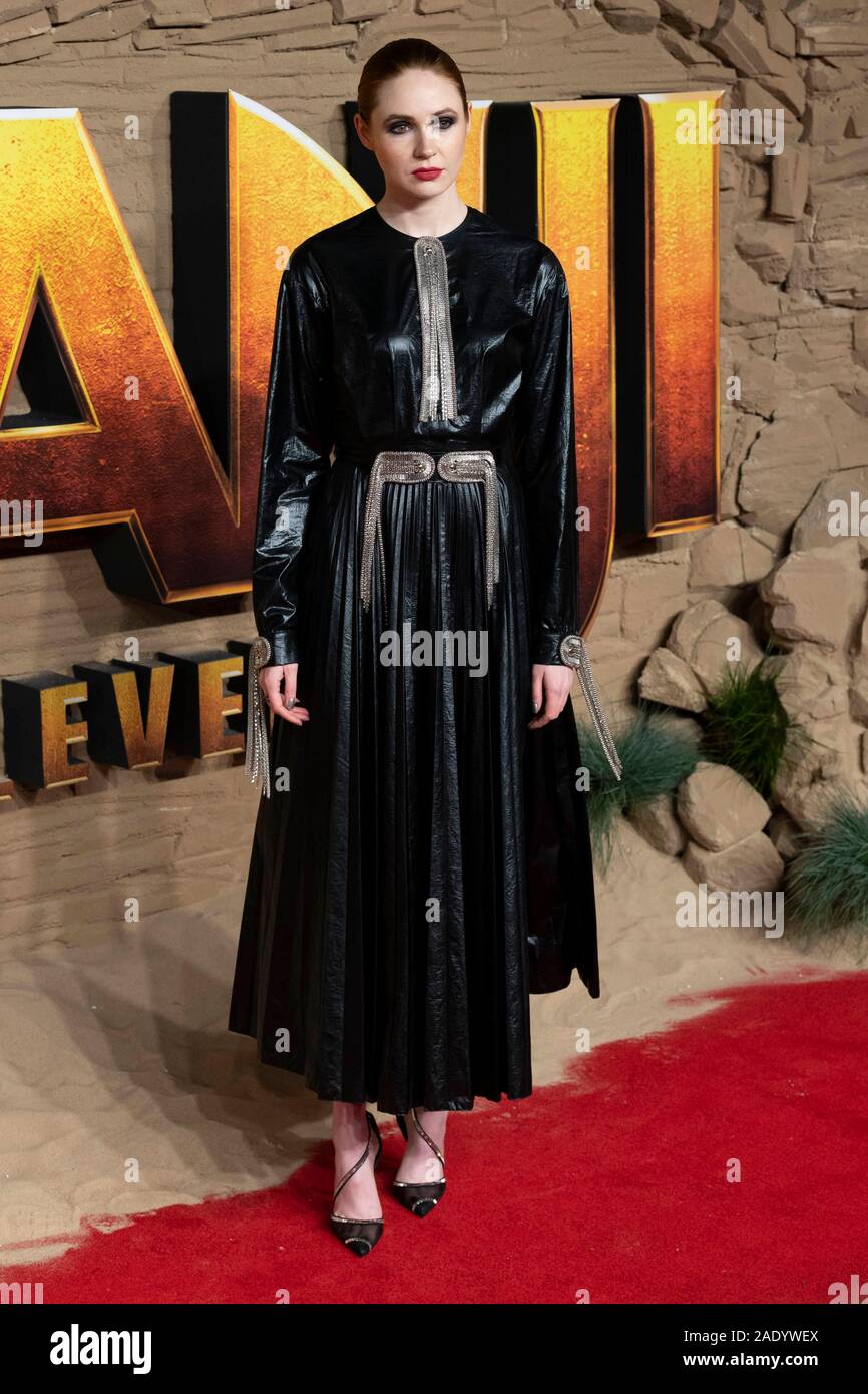 Karen Gillan attends JUMANJI: The Next Level, UK Premiere at BFI ...