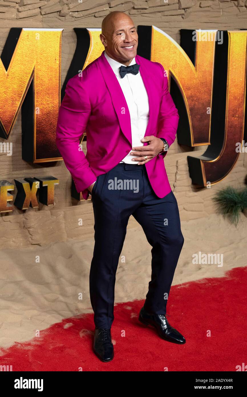Dwayne - The Rock - Johnson attends JUMANJI: The Next Level, UK ...