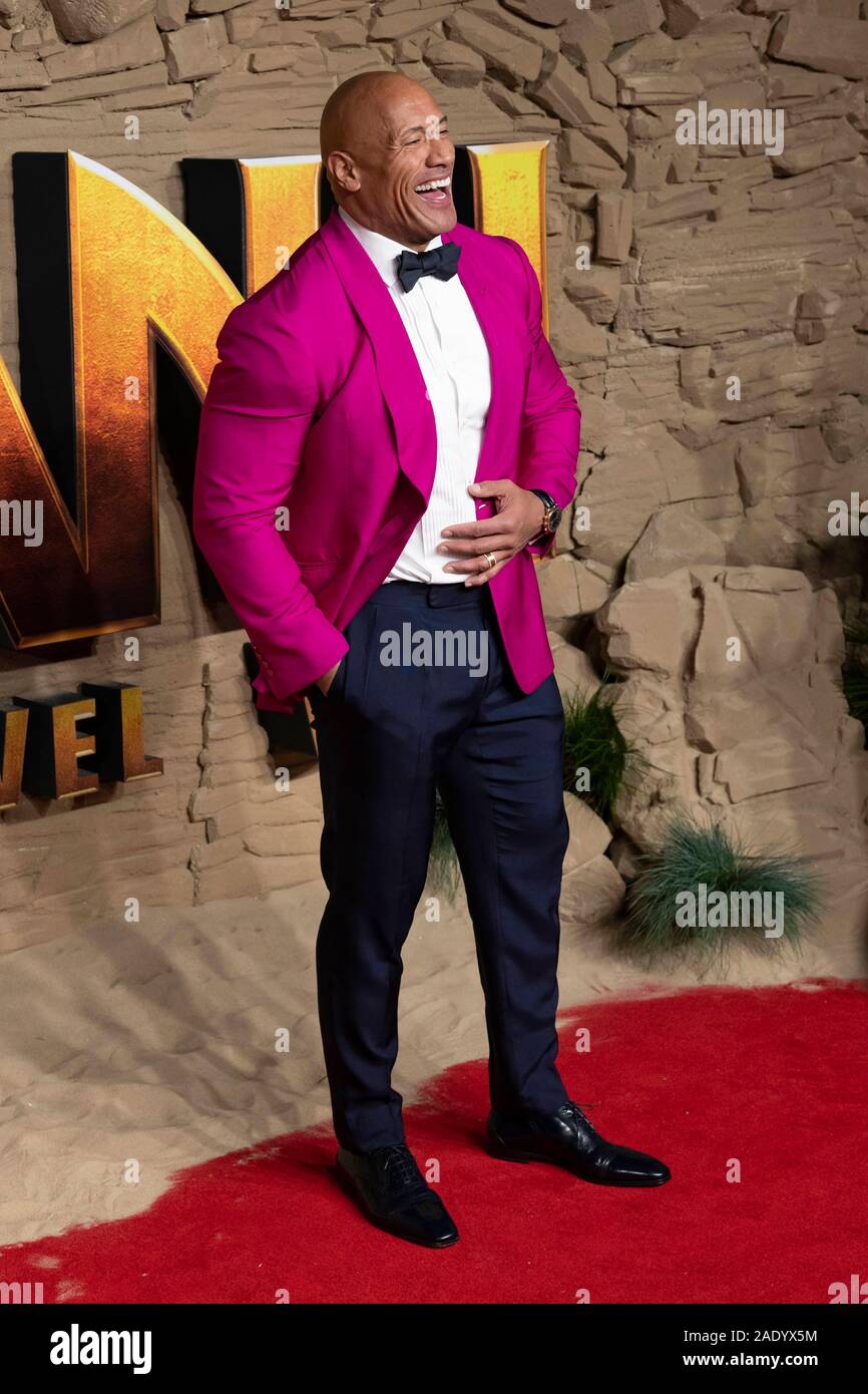 Dwayne - The Rock - Johnson attends JUMANJI: The Next Level, UK ...