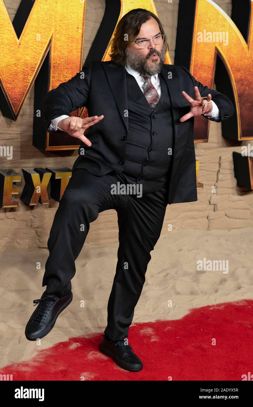 Jack Black attends JUMANJI: The Next Level, UK Premiere at BFI Waterloo ...