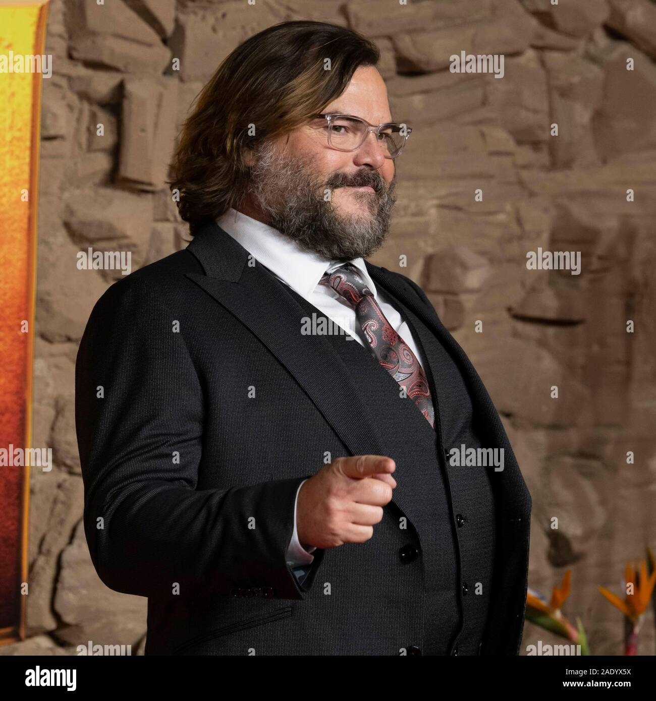 Jack Black attends JUMANJI: The Next Level, UK Premiere at BFI Waterloo ...
